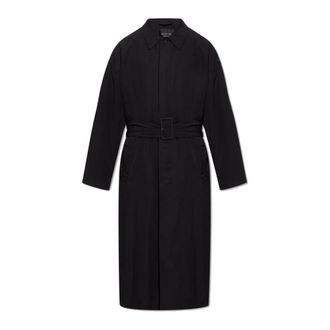 Balenciaga Langer Mantel - - Coats - Herren - Schwarzk - S