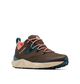Columbia Facet 60 Low Outdry Waterproof wasserdichte Wandersneaker für Damen, Braun (Cordovan x Ancient Fossil), 43 EU