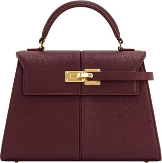 JW PEI Damen Elise Handtasche - Bordeauxrot - Gro&szlig;e