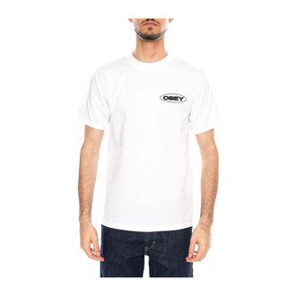 Obey Global Impact Classic T-Shirt - - Tops - Herren - Wei&szlig; - S