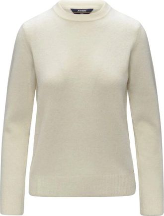 K-Way Femme, Pulls, Blanc, Taille: 40 FR Clarisse Wool Stretch