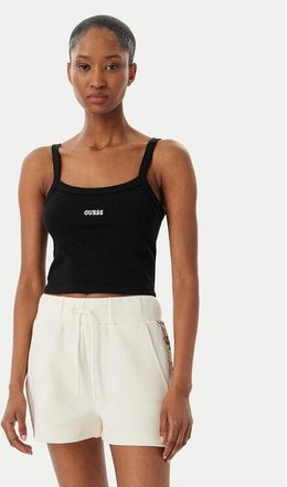 Guess Top V6GP16 K3180 Schwarz Regular Fit