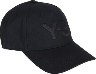 Yohji Yamamoto Homme, Accessoires, Noir, Taille: ONE Size Logo Cap