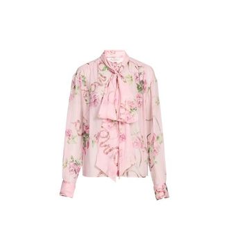 Blumarine Chemise imprim&eacute;e en soie