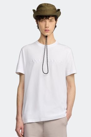 Canada Goose Emersen T-Shirt mit Rundhals-ausschnitt und Stickerei