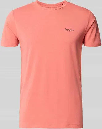 Pepe Jeans London Slim Fit T-Shirt aus Baumwoll-Mix Modell ORIGINAL BASIC 3N