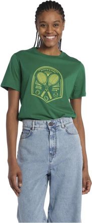 Scotch & Soda Femme, Tops, Vert, Taille: 36 FR Club Tennis T-shirt