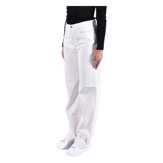 Max Mara Damen, Hosen, Wei&szlig;, 2XSGr&ouml;&szlig;e