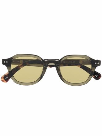 Peter and May lunettes de soleil carr&eacute;es Sky - Vert