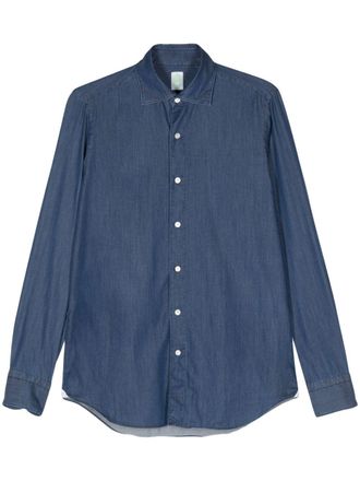 Finamore chemise en jean - Bleu