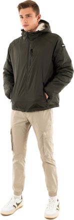 Schott NYC Herren Bladen Jacke, grün, XXXL