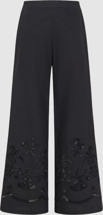 Forte_Forte Pantalon lunamaris notte
