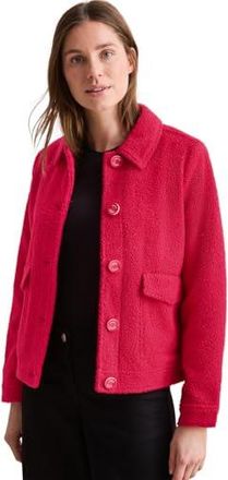 Cecil B202028 Veste Aspect Laine, Granita Red, XXL Femmes