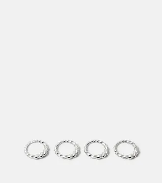 L'OBJET x Jessica McCormack - Set de 4 ronds de serviette