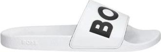 HUGO BOSS Homme, Chaussures, Blanc, Taille: 45 EU Tongs Band Collection Printemps/&Eacute;t&eacute;