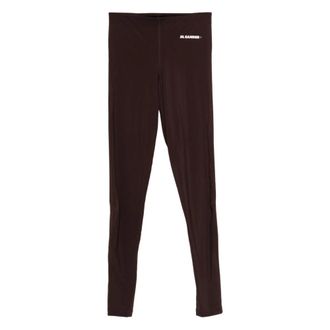 Jil Sander Elegante Marrone Hose Aw25 - - Trousers - Damen - Braun - S