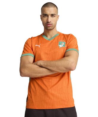 Puma Elfenbeinküste Trikot Home 2025 orange, M Herren