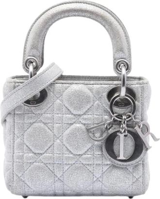 Dior Pre-owned Lady Dior - Femme - Pre-owned - Gris - Taille: ONE Size