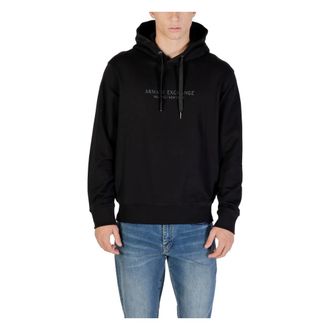 A|X Armani Exchange Moderne Kapuzenpullover aus Baumwollstoff - - Sweatshirts & Hoodies - Herren - Schwarzk - S