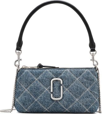 Marc Jacobs Damen The Pochette Bag, Light Wash Indigo