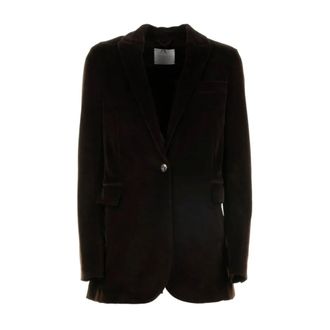 Circolo 1901 Femme, Vestes, Brun, Taille: 42 FR Blazer Velvet