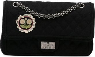 Chanel Hobo Bags - Reissue Wool Shoulder Bag - Gr. unisize - in Schwarz - für Damen