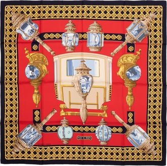 Herm&egrave;s T&uuml;cher & Schals - Scarf - Gr. unisize - in Blau - f&uuml;r Damen