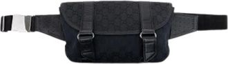 Gucci Sac banane en toile Pre-owned - Femme - Pre-owned - Noir - Taille: ONE Size
