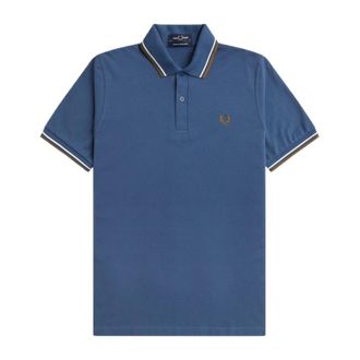 Fred Perry M12 Polo - - Tops - Herren - Blau - 2XS