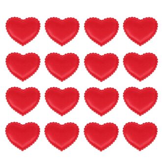 BESPORTBLE 300 St&uuml;ck Herzf&ouml;rmiges Konfetti 35cm Gro&szlig;e K&uuml;nstliche Bl&uuml;tenbl&auml;tter Wiederverwendbare Valentinstagsdeko f&uuml;r Hochzeit Romantische Tischdekoration und G