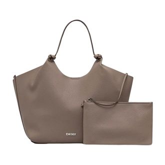 DKNY Dkny - Paula Grand Sac Cabas - Femme - Sacs - Brun - Taille: ONE Size
