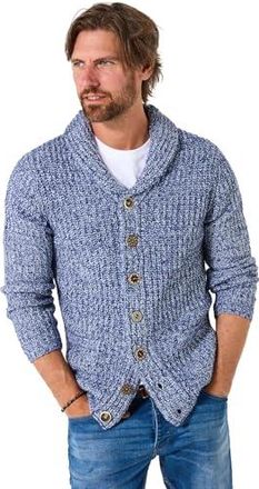Joe Browns Stylish Reel Shawl Cardigan, Bleu, M Homme