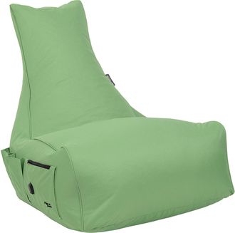 BuBiBag Gaming Sitzsack XXL mit F&uuml;llung - Beanbag mit Seitentaschen & Kopfh&ouml;rerhalter, nachf&uuml;llbar Dank Rei&szlig;verschluss, f&uuml;r Kinder & Erwachsene, Indoor & Outd