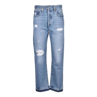 Levi's 501 Original Cropped - Femme - Jeans - Bleu - Taille: W27