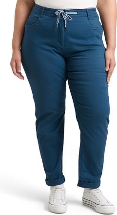 Tom Tailor Damen 1041284 Hose, 13183-Dark Petrol, 52W / 28L