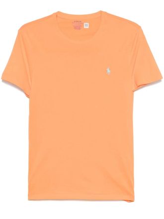 Polo Ralph Lauren t-shirt en coton à col rond - Orange