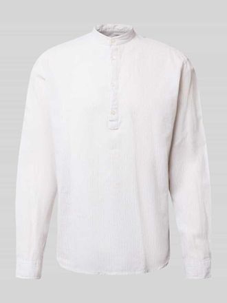 Mc Neal Regular Fit Freizeithemd aus Leinen-Baumwoll-Mix