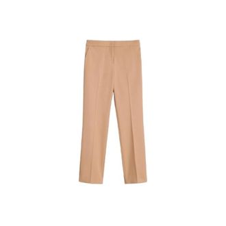 Twinset Kaltwolle Zigarettenhose - - Trousers - Damen - Braun - L