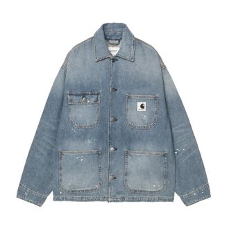 Carhartt Work in Progress Femme, Vestes, Bleu, Taille: 36 FR OG Michigan Coat