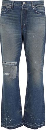 Gallery Dept. jean slim à effet usé - Bleu