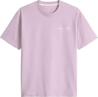 Marc O'Polo T-Shirt aus Baumwolle mit beidseitigem Print, Relaxed Fit in