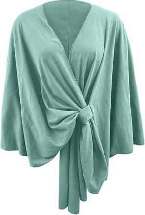 Generic Poncho Femme Hiver Chaud Chale Femme Hiver Chaud Cape Femme Effet enveloppant Cape Unie &Eacute;l&eacute;gante Douce Confortable Poncho Ext&eacute;rieur Automne