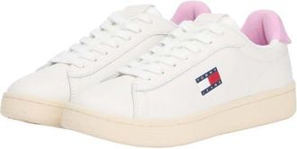 Tommy Jeans Archive 98 En0en02815, Haut bas pour femme, Ecru Carnival Pink, 37 EU