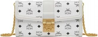 MCM Mcm, Femme, Sacs, Blanc, Taille: ONE Size Tracy Chain Wallet