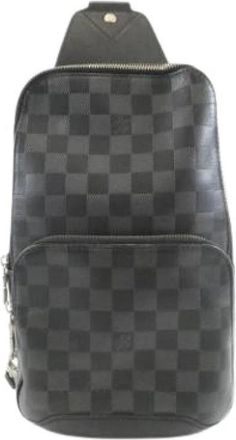 Louis Vuitton Sac bandouli&egrave;re en cuir doccasion - Homme - Pre-owned - Gris - Taille: ONE Size