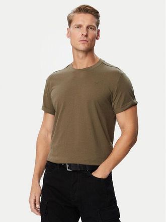 G-Star T-Shirt D16396-B353 Khakifarben Regular Fit