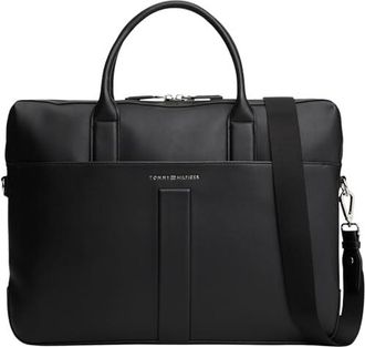 Tommy Hilfiger Th Relaxed Computer Bag Am0am13655, Sac dordinateur Homme, Black (Black), Taille Unique