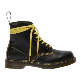 Dr. Martens Ikonoischer 8-Loch-Stiefel aus Atlasleder - - Shoes - Herren - Grau - 42 EU