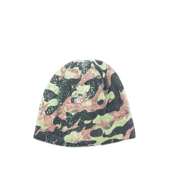 Who Decides War by Ev Bravado FLAME Camouflage-Embroidered Cotton Beanie - Green