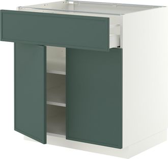 IKEA METOD / MAXIMERA Unterschr m Schub/2 T&uuml;ren
